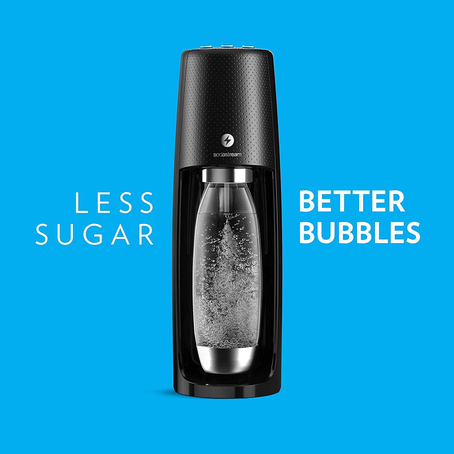 SodaStream Fizzi One Touch, Sparkling Water Maker, Black > Amazon Hot ...